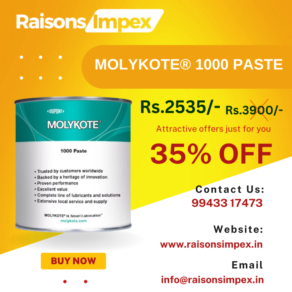 DuPont Molykote 1000 Paste - Raisons Impex DuPont Molykote 1000 Paste